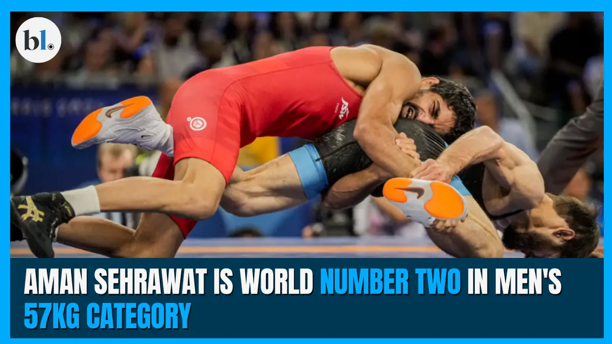 Aman Sehrawat is world number two in men’s 57kg category - The Hindu BusinessLine